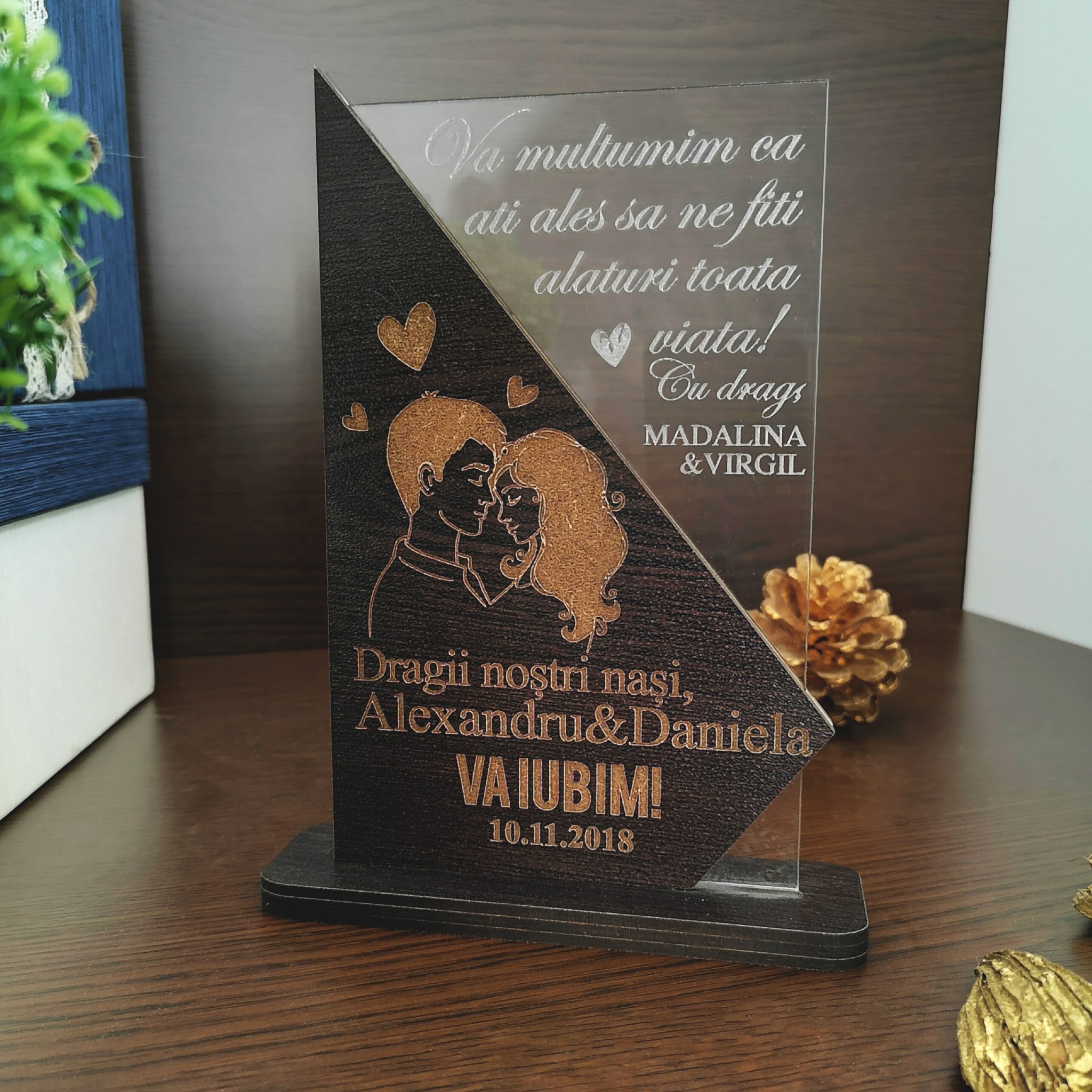 Rama foto personalizata - Cadou de nunta