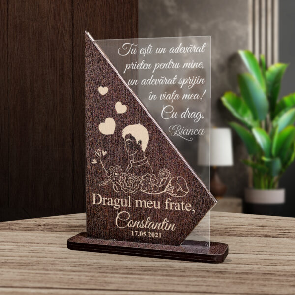 Diploma profesor - Trofeu cadou personalizat